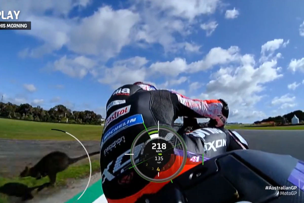 VIDEO: Valabi na treningu Moto GP-a - Sportklub
