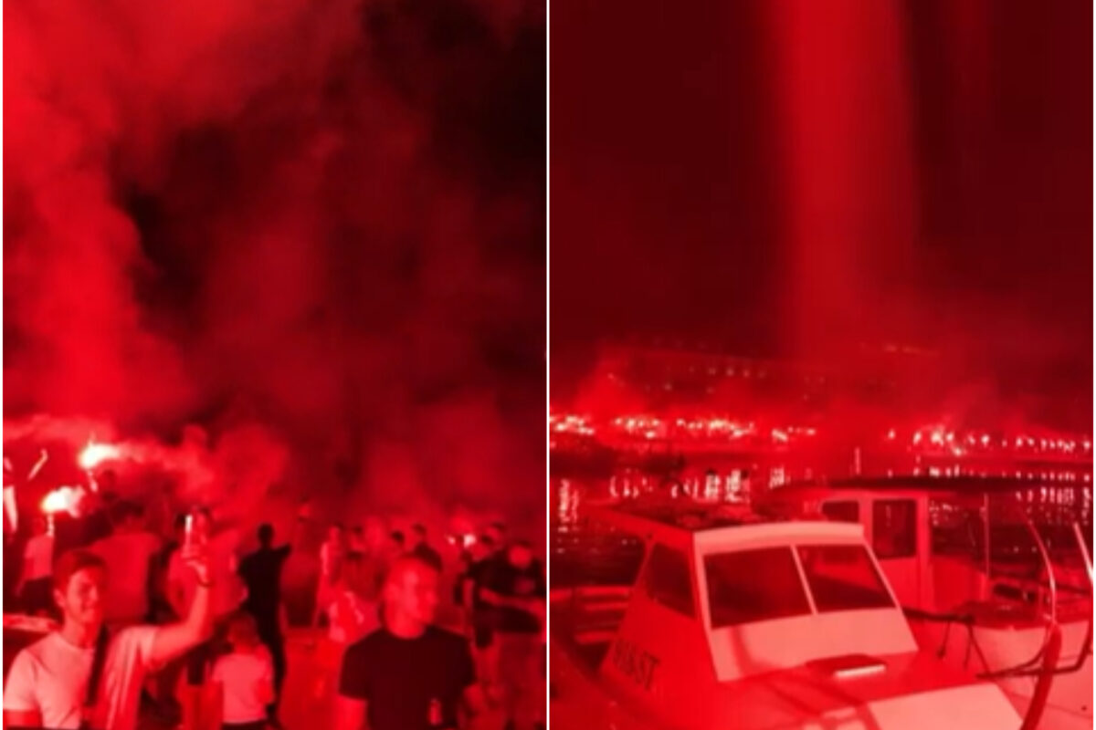 VIDEO: Totalno ludilo u Splitu, Torcida 'zapalila' Rivu - Sportklub VIDEO: Totalno ludilo u Splitu, Torcida 'zapalila' Rivu - Sportklub