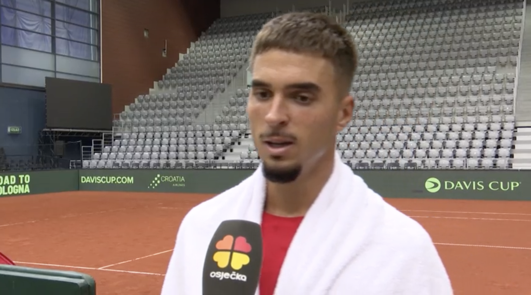 VIDEO / Prižmić uoči Davis Cupa: 'Puno nam znači Čilić, nadam se da ...