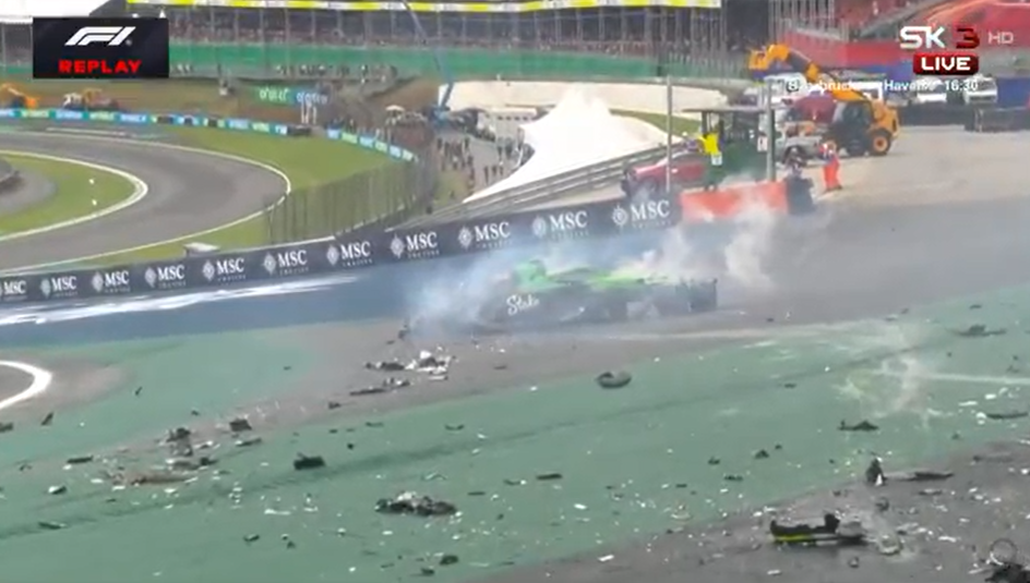 VIDEO / Ovo zaista rijetko viđamo: Bolid F1 se razletio po stazi u ...